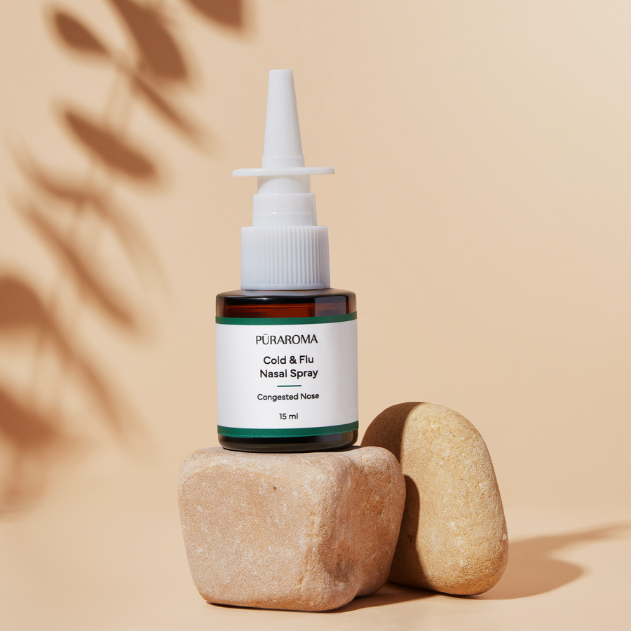 Cold & Flu Nasal Spray | Natural Congestion Relief by Puraroma